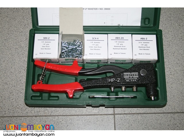 Marson 39001 HP2 Professional Riveter Kit