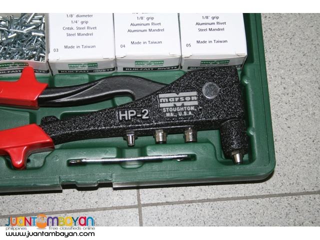 Marson 39001 HP2 Professional Riveter Kit