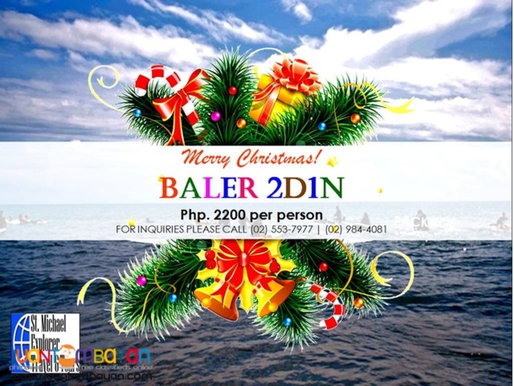 BALER TOUR PACKAGE