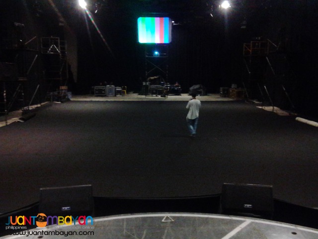 Stage and carpet for Rental