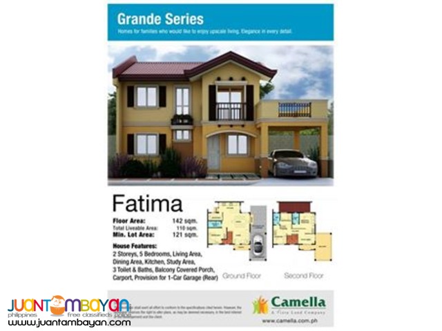 Camella Homes - Fatima House and Lot Model