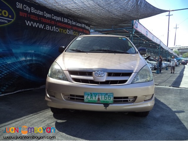 2005 TOYOTA INNOVA E