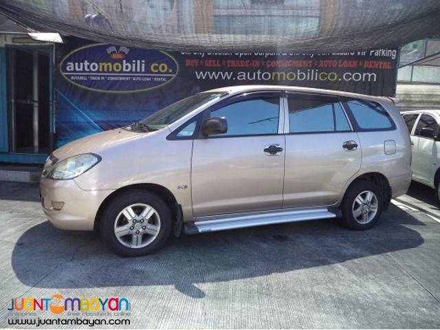 2005 TOYOTA INNOVA E