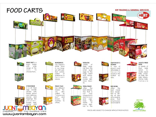 FOOD CART/STALL BUSINESS!!