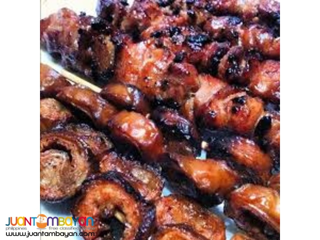 isaw, isaw na baboy, isaw na manok, balat ng baboy, paa ng manok