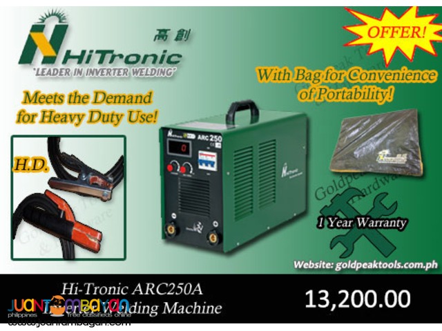 Hitronic ARC200T DC Inverter Welding Machine 200A
