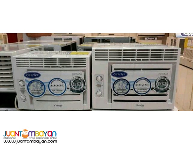 Brand new CARRIER window type aircon optima series