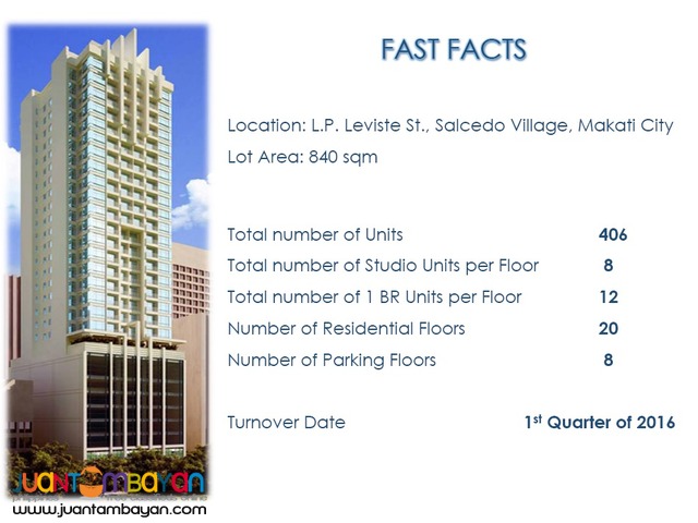 SALCEDO SQUARE - READY FOR OCCUPANCY MAKATI CONDO