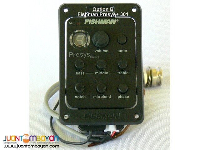 Fishman Acoustic Guitar Preamps & Pickups.