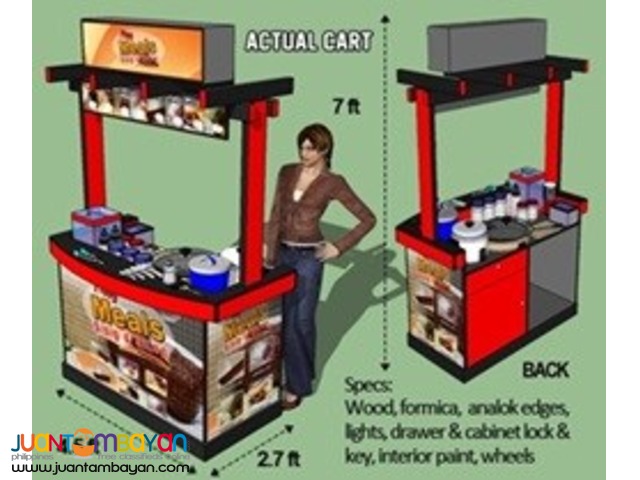 Mall Quality Foodcart, Food Kiosk, Commerical Stall Maker