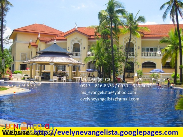 Club Morocco Beach Resort & Res. estates @ P 4,800/sqm.