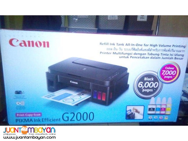 canon-g2000 inkjet for installment printer