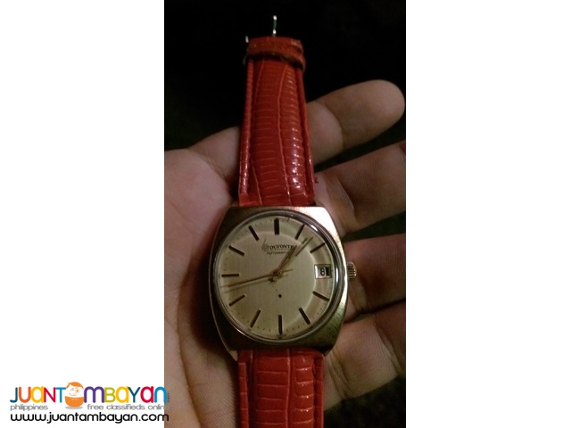 Classic 1977 Dufonte by Lucien Piccard Automatic Watch UPdated
