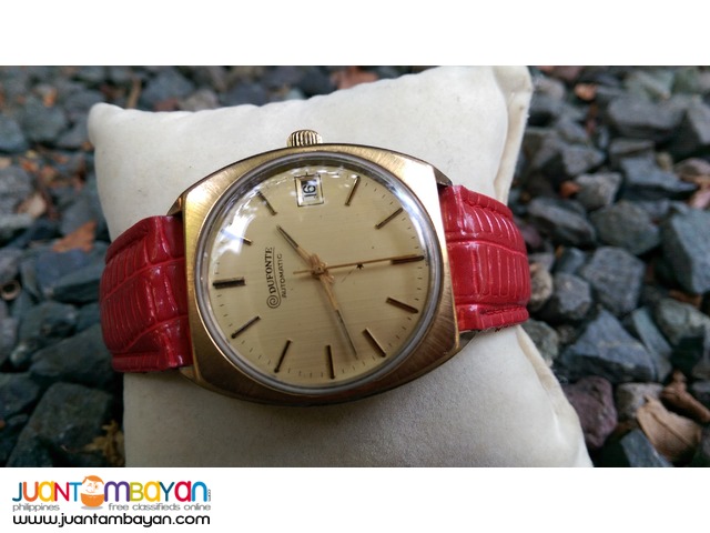 Classic 1977 Dufonte by Lucien Piccard Automatic Watch UPdated