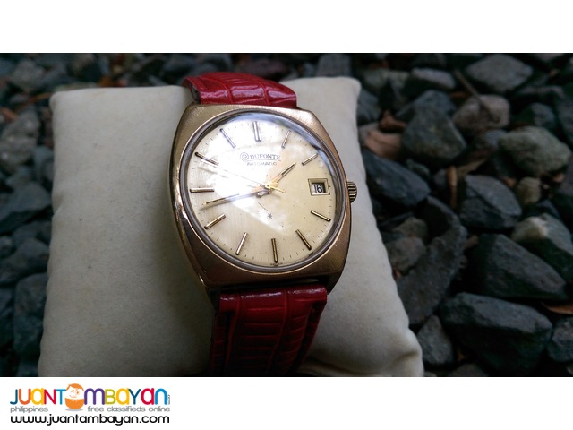 Classic 1977 Dufonte by Lucien Piccard Automatic Watch UPdated