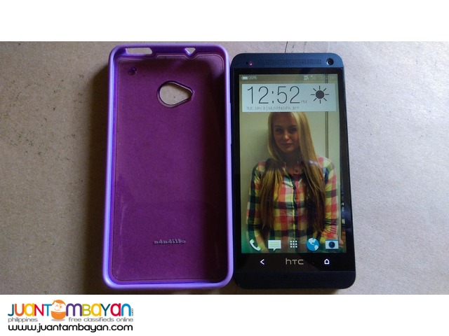 Htc ONE M7 Carbon Black 32gig 4gLTE BoomSound Openline UPdate rush