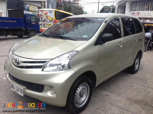 2015 Toyota Avanza 1.3 J Manual 8,100km