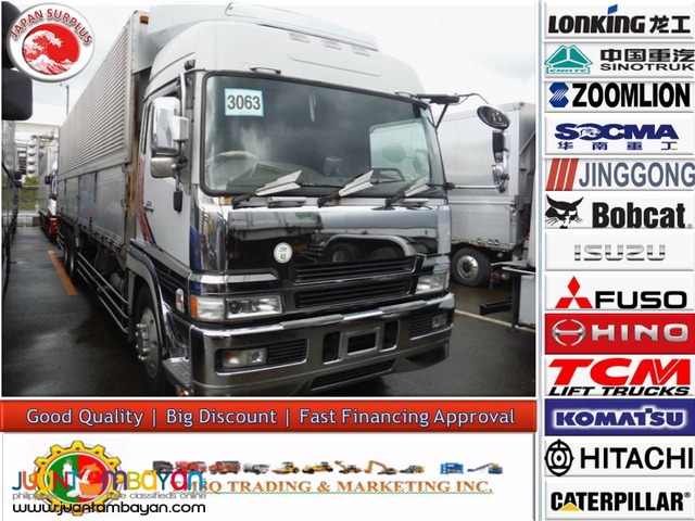 Fuso Shiny White 6D40 10Wheeler Wing Van Japan Surplus
