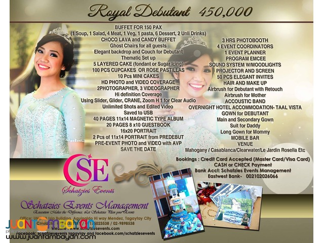 Affordable Debut Package In Tagaytay with Venue