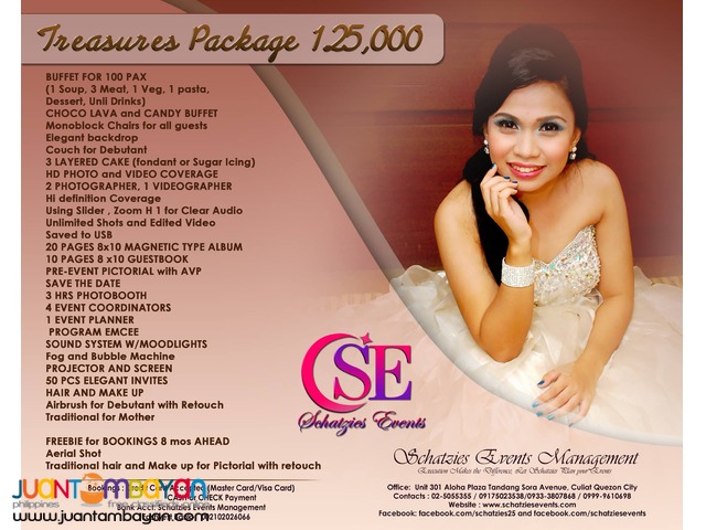 Complete Debut Package in Metro Manila