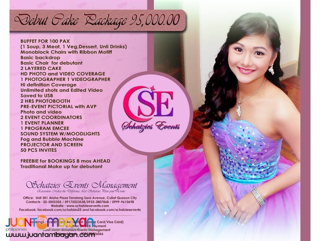 Complete Debut Package in Metro Manila