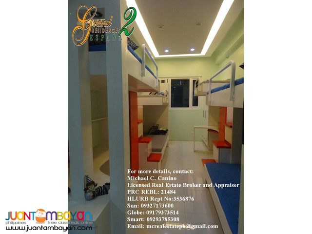 1 Bedrooom Studio Unit Grand Residences Espana Condo near UST UBELT