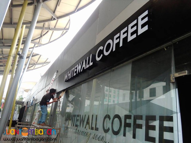 Signage Contractor, Panaflex Acrylic Build up , Stainless