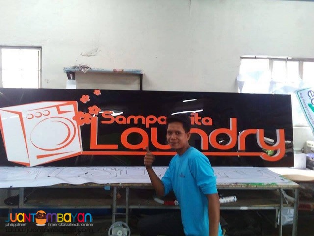 Acrylic Build up , Panaflex signage, Stainless Brass