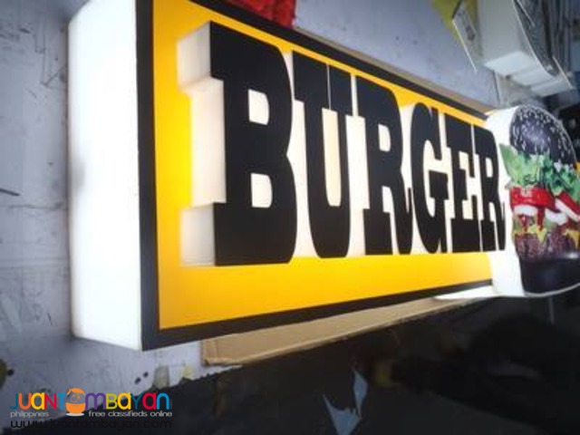 Acrylic Build up , Panaflex signage, Stainless Brass