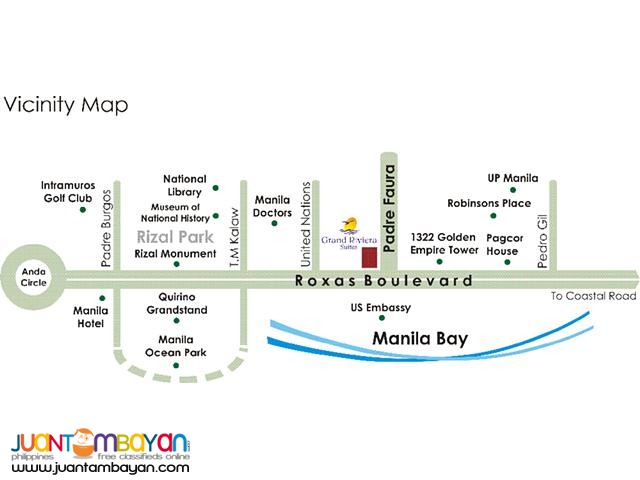 sale ready 1 bedroom condo in roxas blvd. manila grand riviera suites