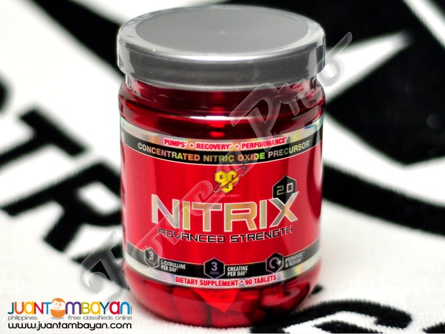 BSN Nitrix 2.0, 90 tablets 30 servings (Free Shipping) Citrulline