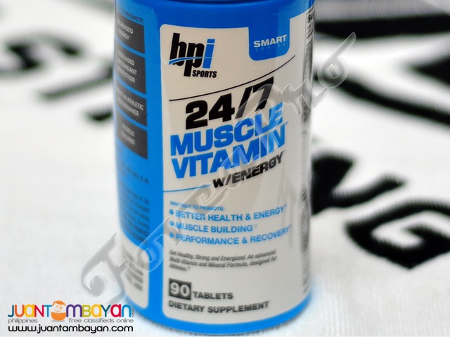 BPI Sports 24/7 Muscle Vitamin w/ Energy, 90 tablets (Free Shipping)