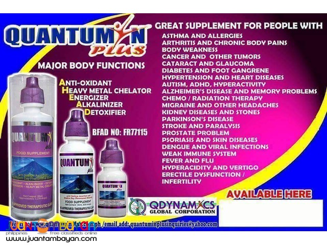Quantumin Plus for Sale in Rizal Area and Online Order