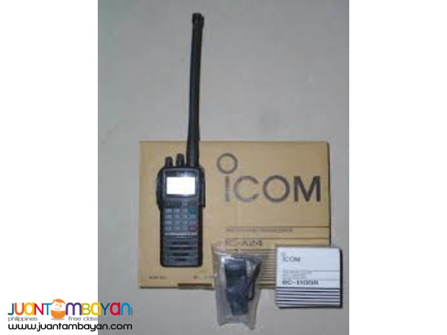 ICOM IC-A24 AIRBAND HANDHELD TWO WAY RADIO