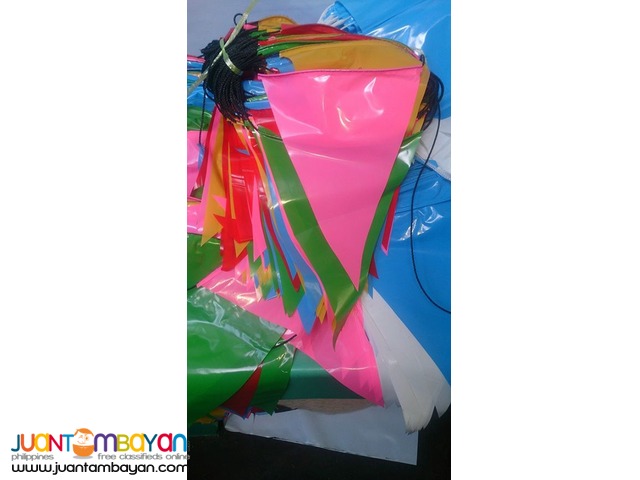 Plain Plastic vinyl Banderitas