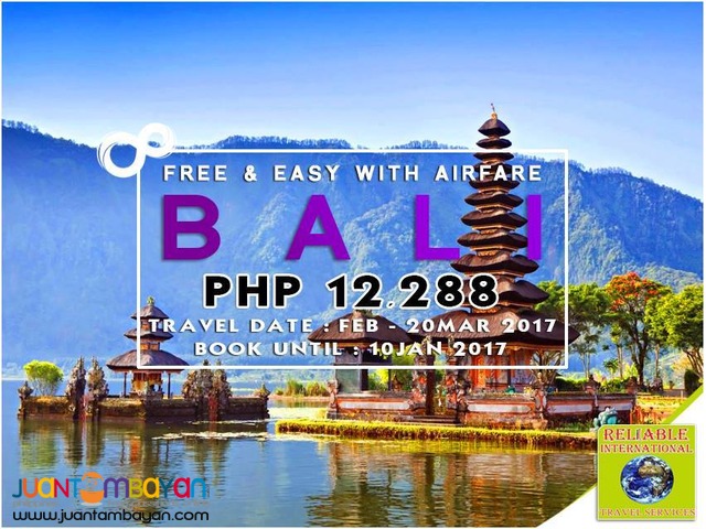 3D2N BALI INDONESIA Tour Package with Airfare
