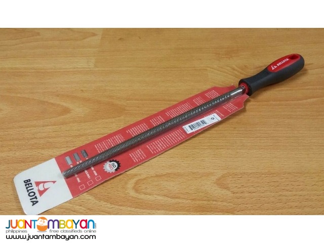 Bellota 4004-10 B SMB 10-inch Round Bastard File with Handle