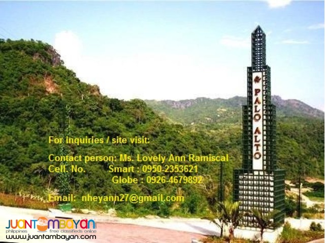 Residential Lot for sale in Baras Rizal ( Palo Alto )