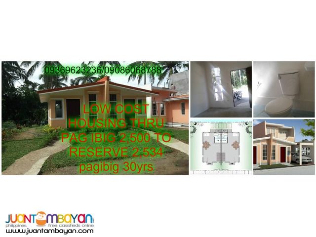 Shdc primera rosa socialized housing in batangas thru pag ibig loan