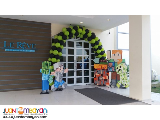 MINECRAFT Styro Backdrop