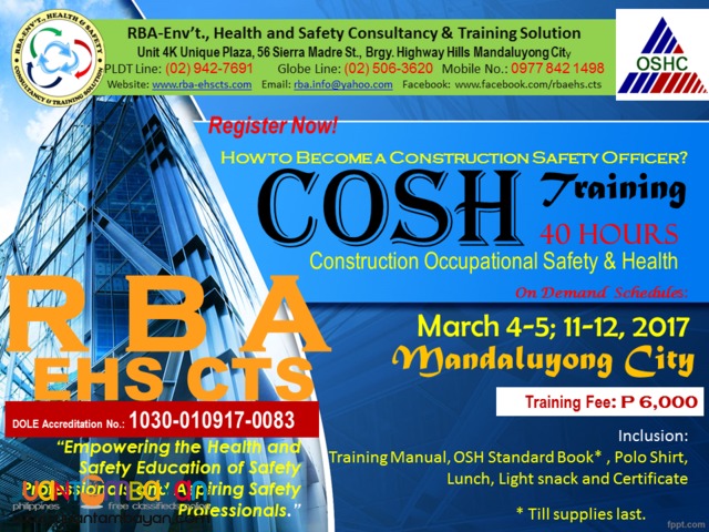 COSH Training