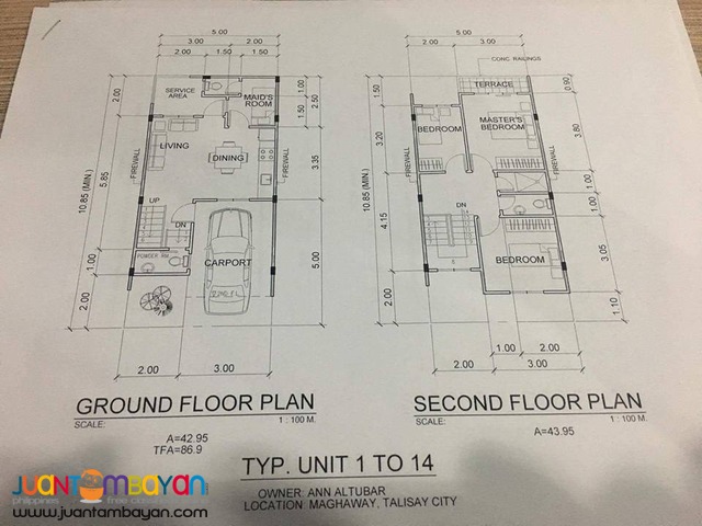 Overlooking Townhouse at Maghaway Talisay