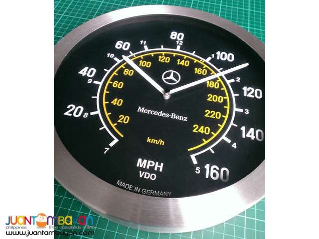 Auto Tachometer inspired Wall Clock
