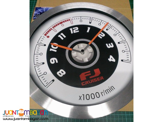 Auto Tachometer inspired Wall Clock