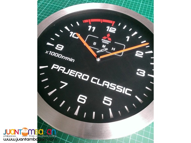 Auto Tachometer inspired Wall Clock