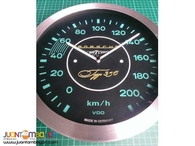 Auto Tachometer inspired Wall Clock
