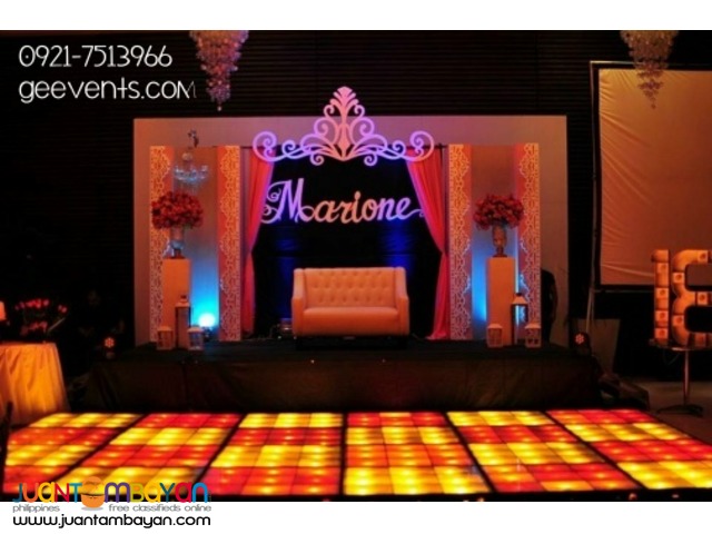 Modern Glam Vintage Classy Debut packages