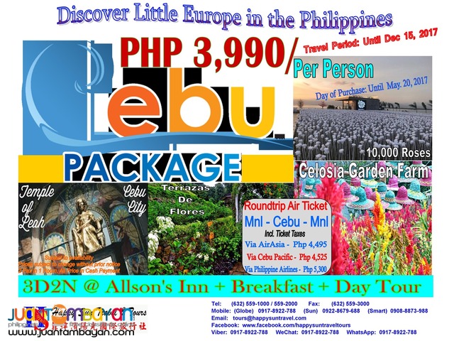 3 Days 2 Nights Cebu Package