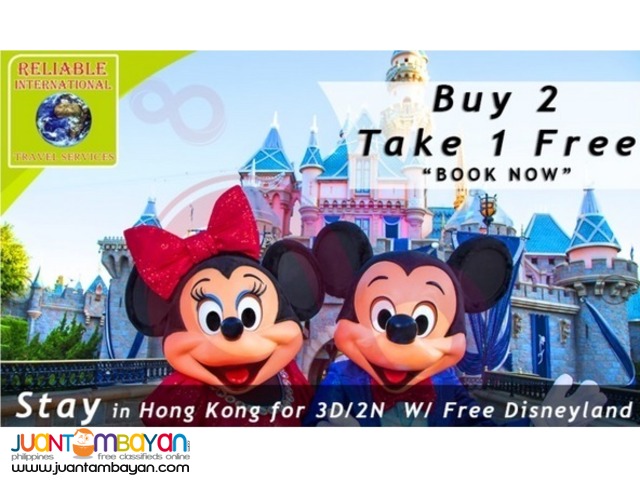 Buy 2 Take 1 New Promo in Hongkong Book Now!