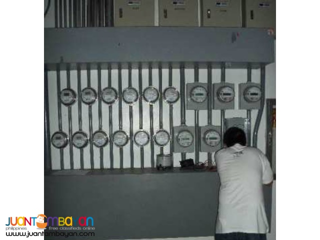 KWH meter GE kv2c meter base socket meter center busbar breaker gutter